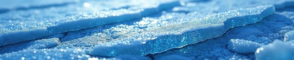 Etched Ice, Fine Cracks, Glistening Surface, Sharp Edges , Surface ...
