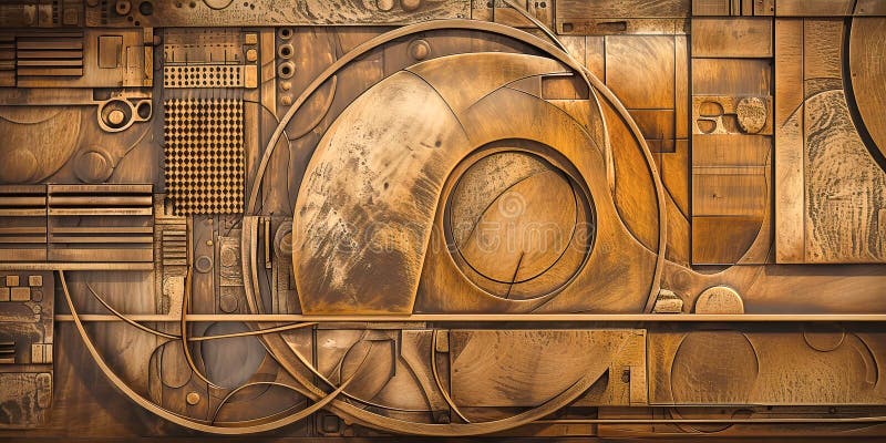 Etched and Welded Metal Structure Background Stock Illustration ...