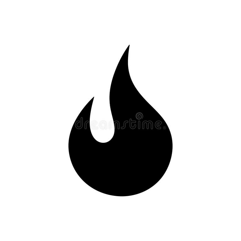 Eternal ember flame icon stock vector. Illustration of neverending ...
