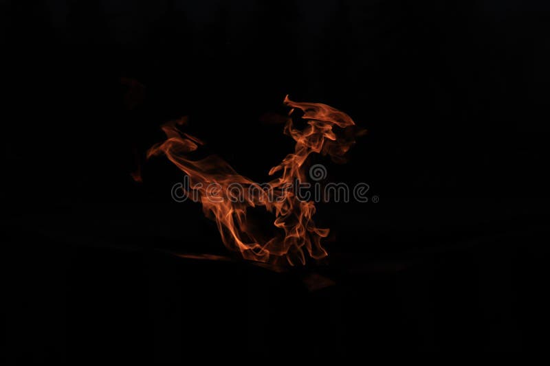 Eternal Flame, Flame in the Dark Stock Image - Image of font, blazing ...