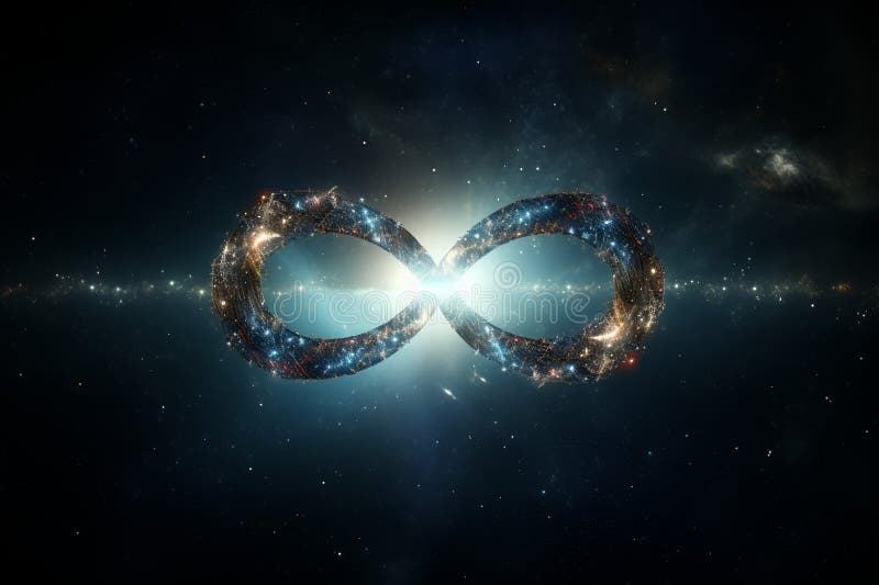 Eternal Infinity Sign Universe. Generate Ai Stock Photo - Image of ...
