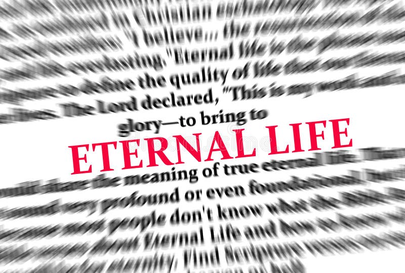 Eternal life next exit stock illustration. Illustration of next - 135086815