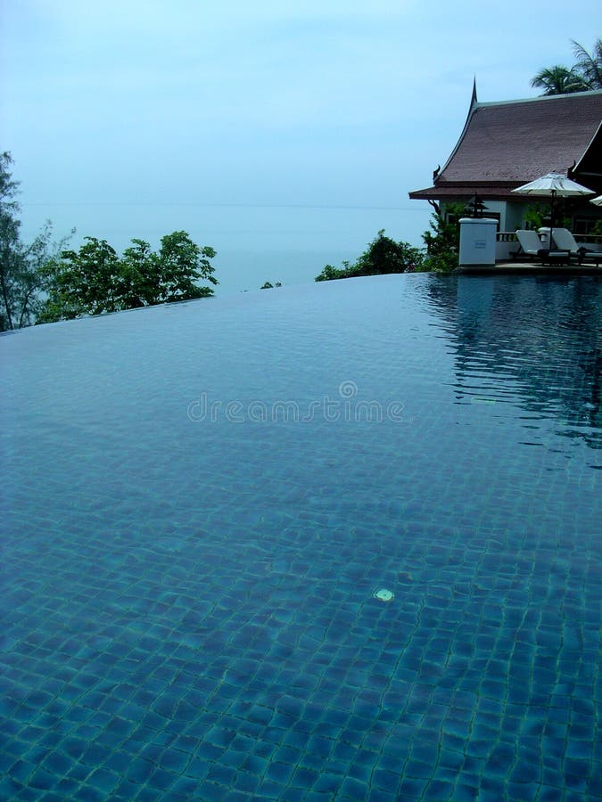 Eternal pool stock photo. Image of swimming, thailand, samui - 198604