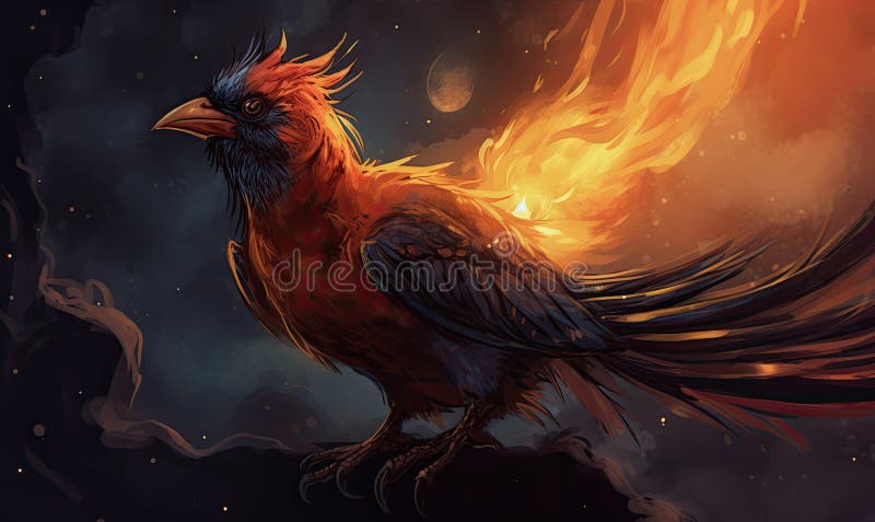 Eternal Renewal Phoenix Bird S Rebirth Symbolizes Endless Cycles of ...
