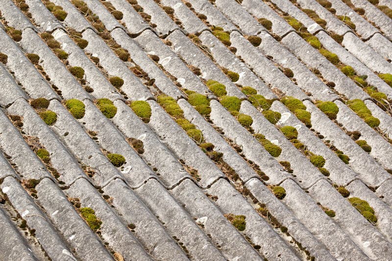 Eternit Dach stockbild. Bild von oberfläche, material - 16265209