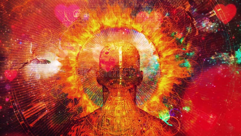 Through Eternity. Angels Soars in Space Stock Video - Video of angel ...