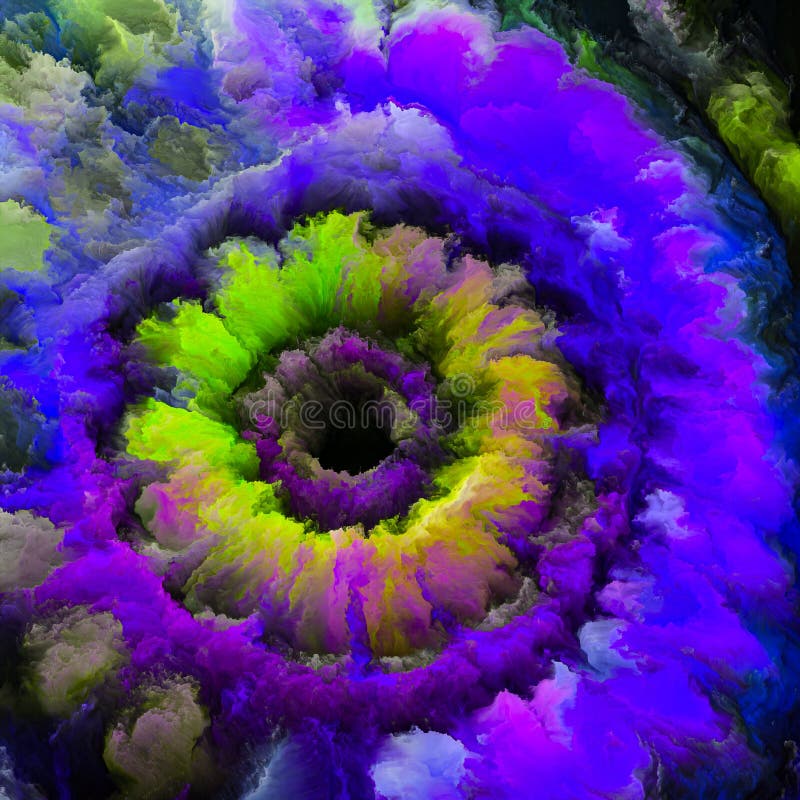 Eternity of Elevated Colors Stock Illustration - Illustration of ...