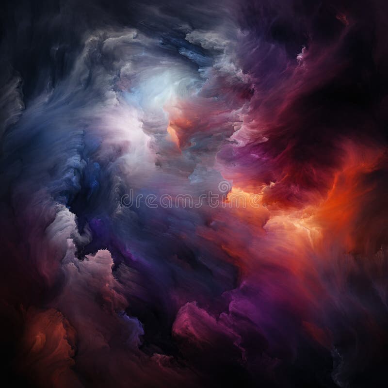 Eternity of Elevated Colors Stock Illustration - Illustration of ...