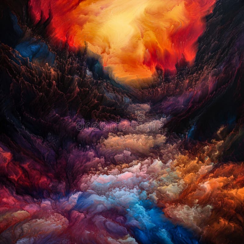Eternity of Elevated Colors Stock Image - Image of abstract, elemental ...