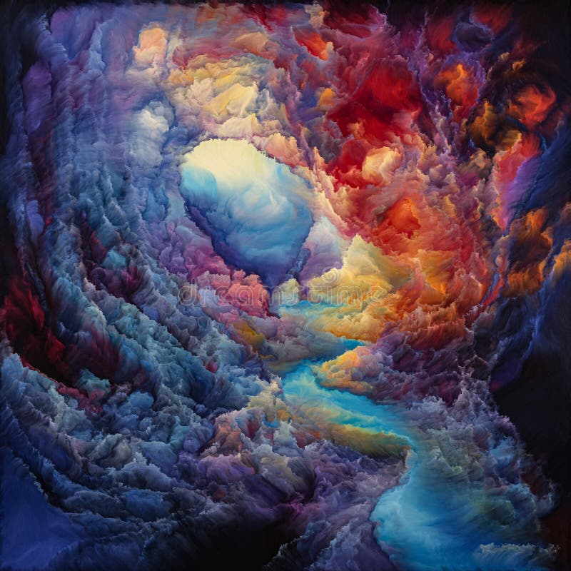 Eternity of Elevated Colors Stock Illustration - Illustration of ...