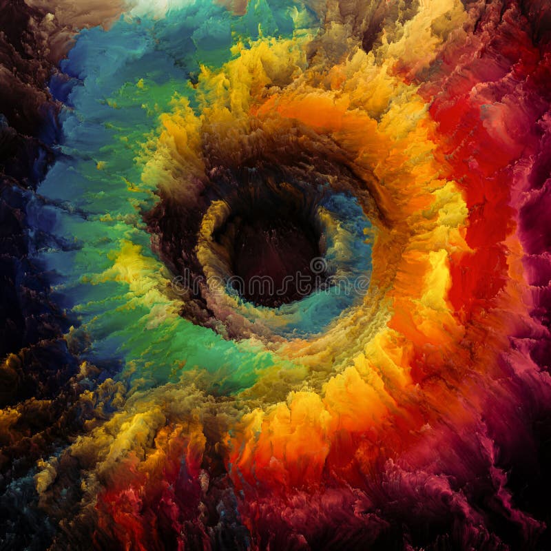 Eternity of Elevated Colors Stock Illustration - Illustration of vivid ...