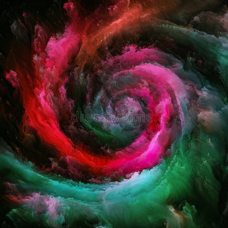 Eternity of Elevated Colors Stock Illustration - Illustration of ...