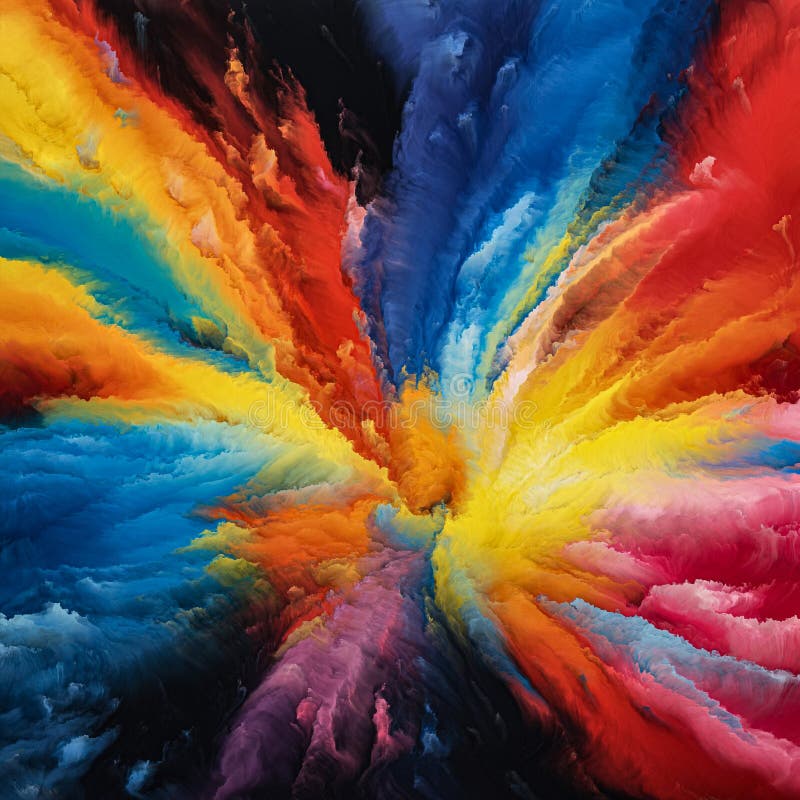 Eternity of Elevated Colors Stock Image - Image of arcane, burst: 309613497