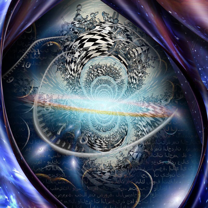 Time and Eternity stock illustration. Illustration of water - 213374