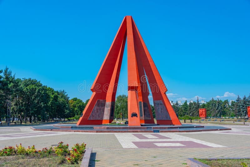 Eternity Memorial Complex in Chisinau, Moldova Editorial Photo - Image ...