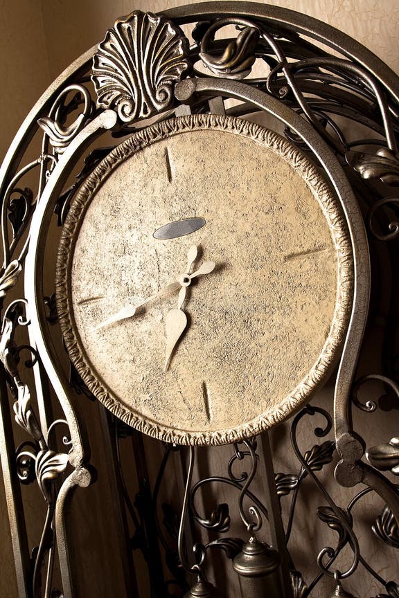 Eternity (retro clock) stock image. Image of focus, imagery - 7907615