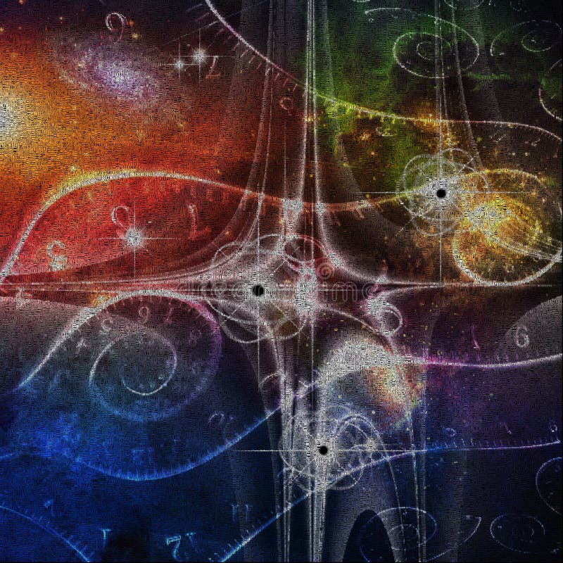 Eternity in space stock illustration. Illustration of holes - 133948628