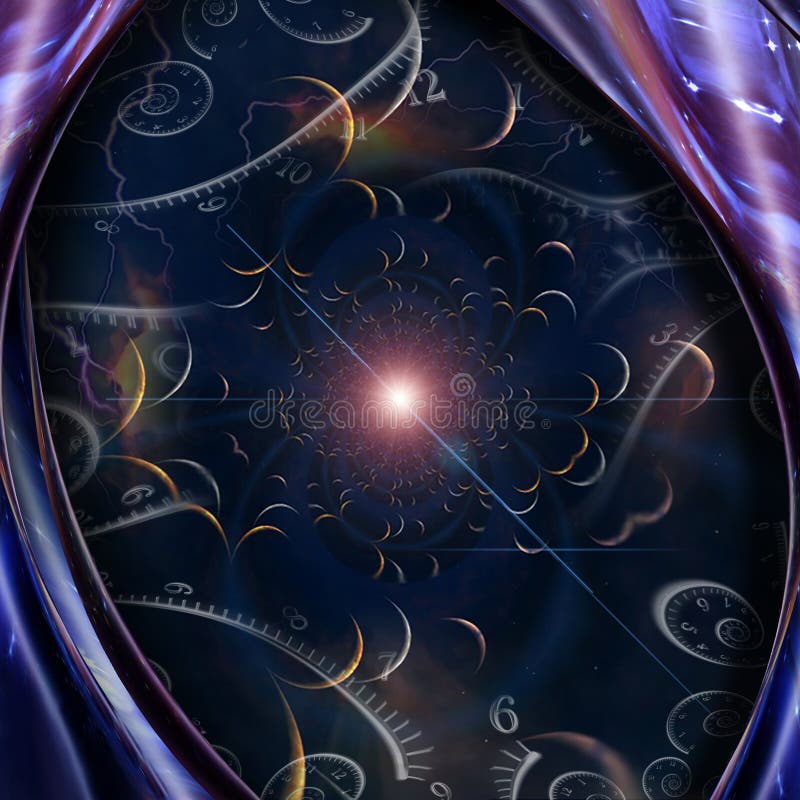 Eternity stock illustration. Illustration of deep, fantasy - 185957773