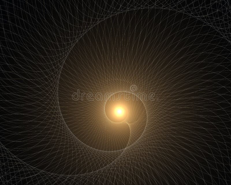 Eternity, time vortex stock illustration. Illustration of cycle - 12947785
