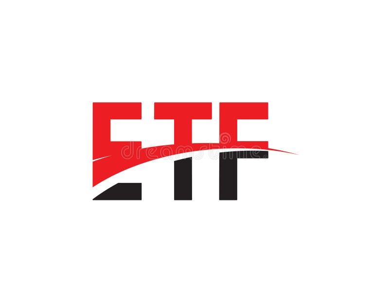 ETF Letter Initial Logo Design Vector Illustration Stock Vector ...