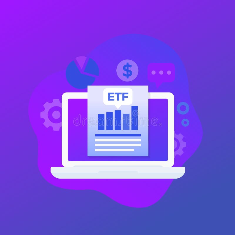 ETF Trading, Exchange Traded Funds Stock Vector - Illustration of ...