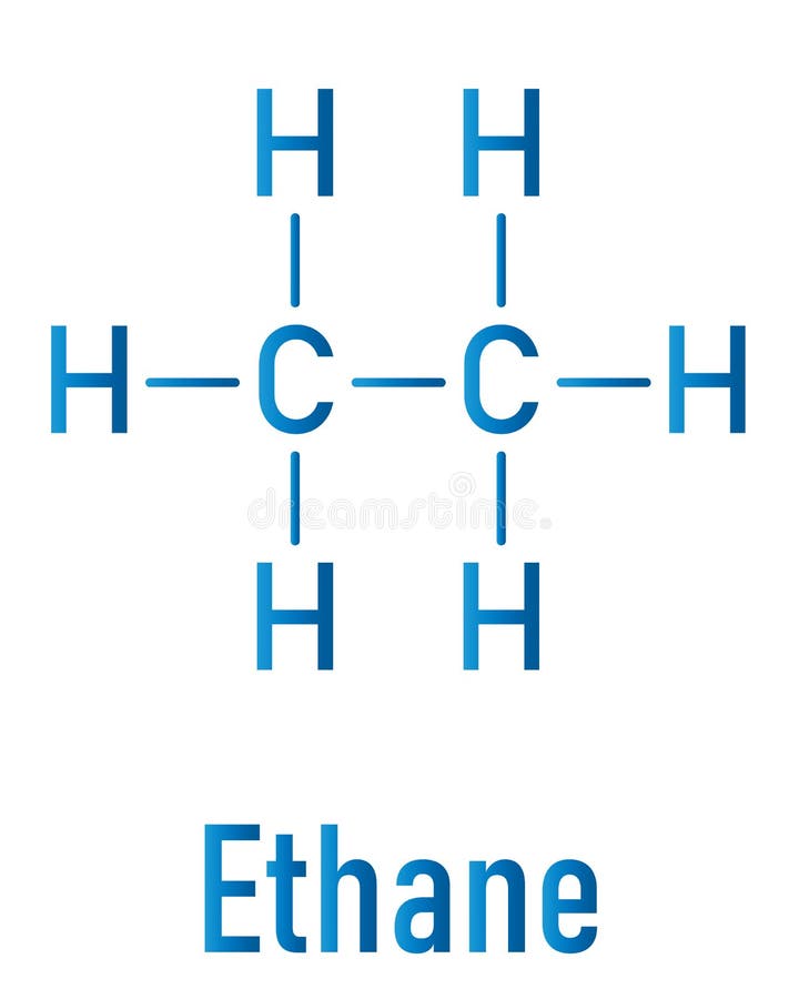 Ethane Skeletal Structure