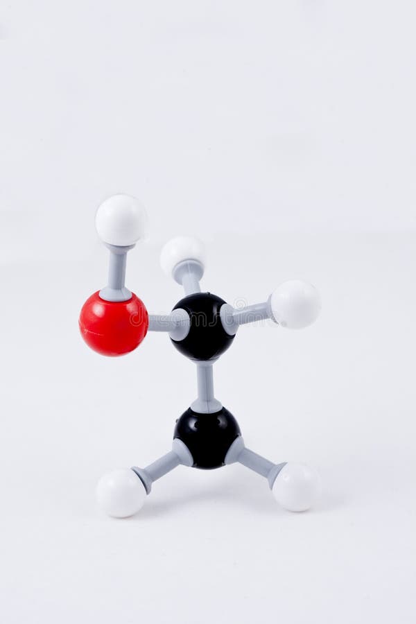 Ethanol Molecule Structure (C2H6O) Stock Photo - Image of research ...