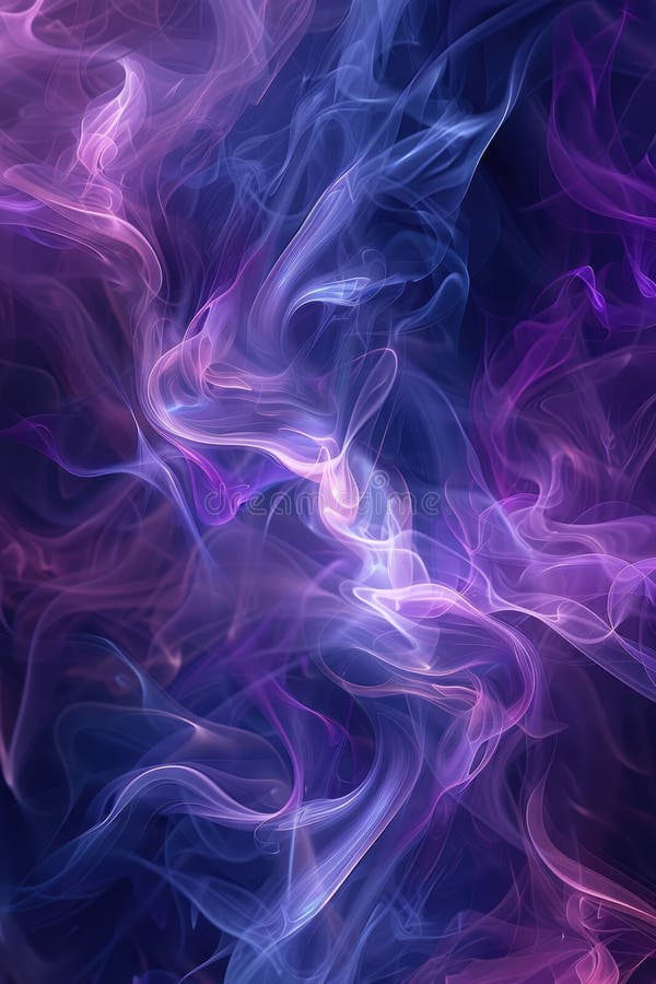 Ethereal Abstract Background Featuring Fusion of Vibrant Colors and ...