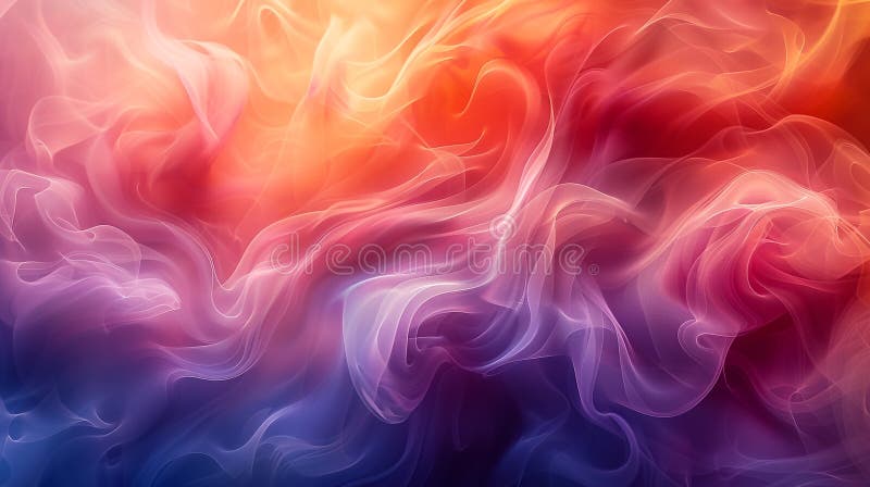 Ethereal Abstract Background with Soft Pastel Gradients and Translucent ...