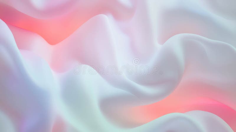 Ethereal Abstract Background with Soft Pastel Waves for Design and ...