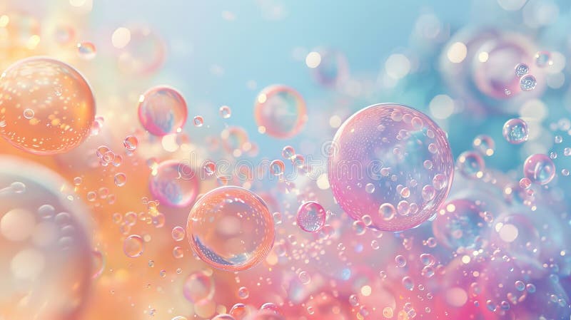 Ethereal Abstract Molecular Models in Soft Pastel Colors Defy Gravity ...