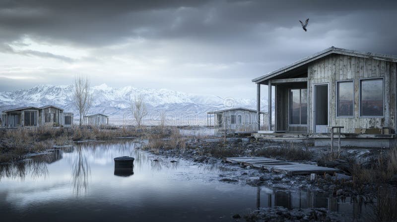 Ethereal Adaptive Human Settlements in Nature Modern Architecture ...