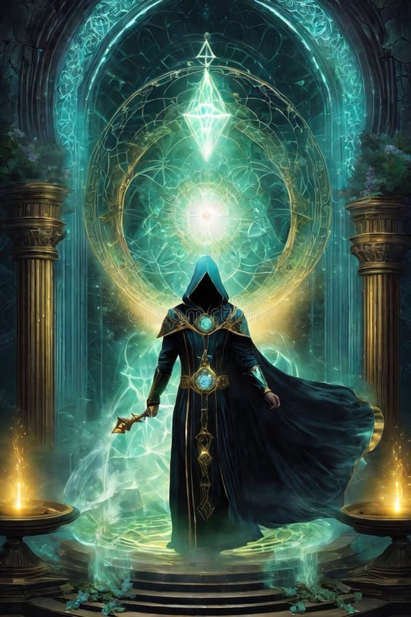 Ethereal Alchemy the Ghost of Transmutation Stock Illustration ...