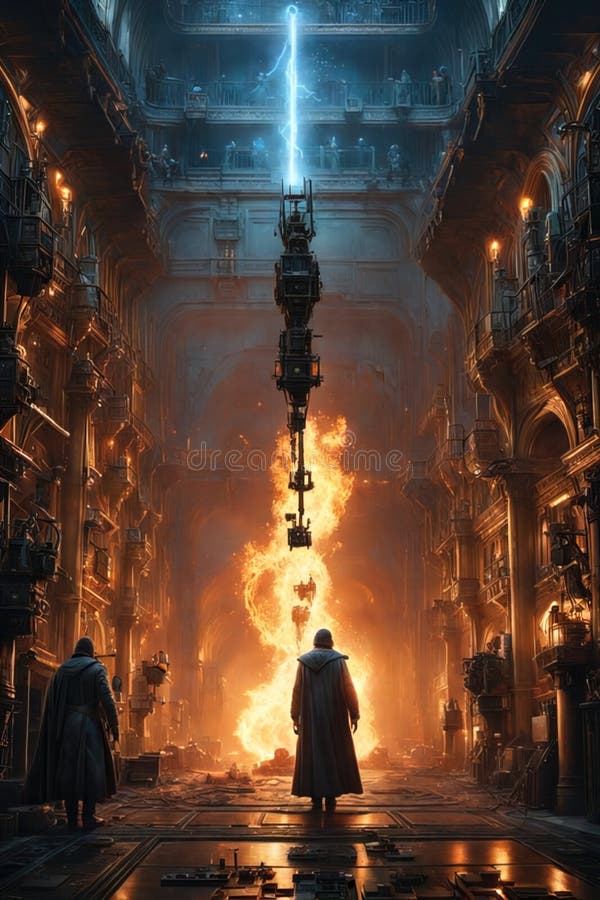 Ethereal Alchemy the Ghost of Transmutation Stock Illustration ...