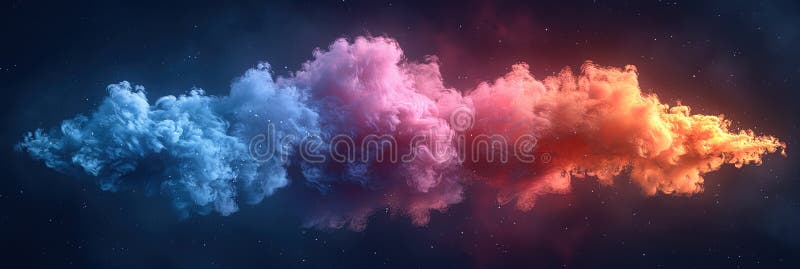 Ethereal Backdrop with Soft Gradients and Flowing Lines Stock Photo ...