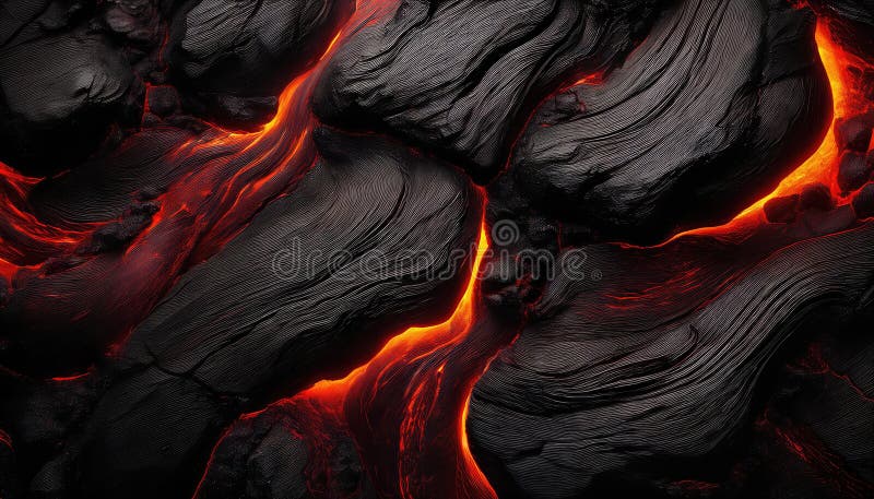 Black Abstract Lava Stone Texture Background Stock Illustrations ...