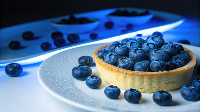 Ethereal Blue Food Photography Stunning Visuals Creative Styling and ...