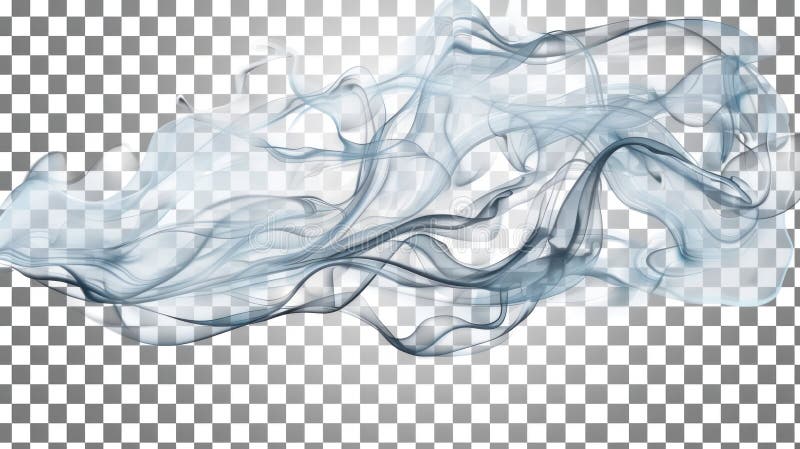Ethereal Blue Smoke or Fog with Transparency for VFX and Motion ...