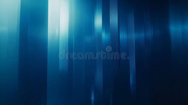 Ethereal Blue Vertical Lines Dance with Light in an Abstract Digital ...