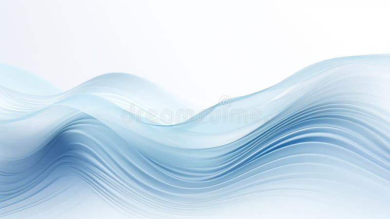 Ethereal Blue Wave Gradient Background Stock Illustration ...