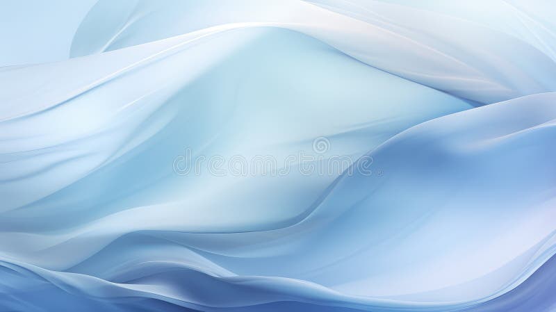 Ethereal Blue Wave Gradient Background Stock Illustration ...