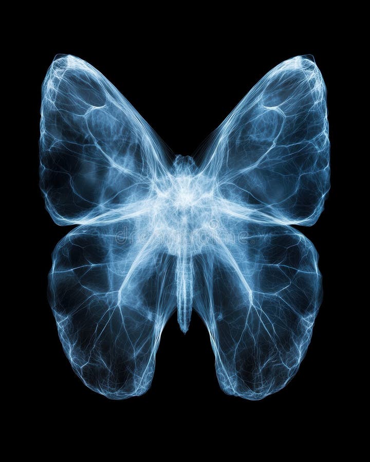 Ethereal Butterfly Silhouette Stock Illustration - Illustration of ...
