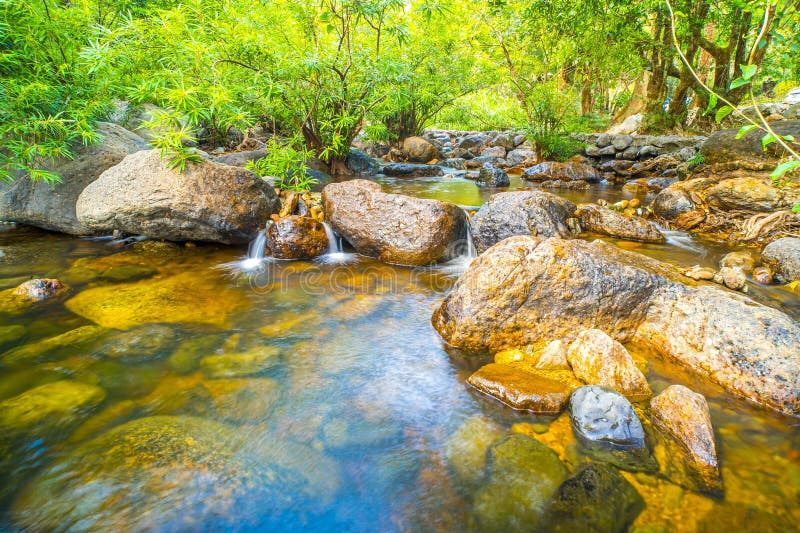 Ethereal Cascades: Serene Flow of a Shallow Stream in the Enchanting ...
