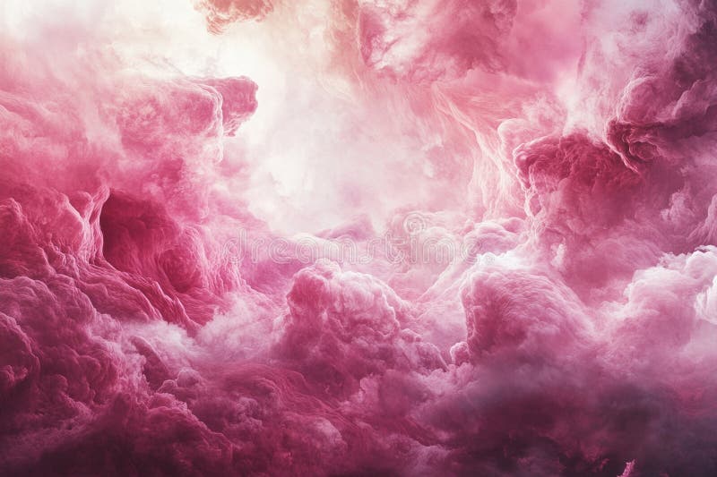 Ethereal Clouds Magical Shades Dreamlike Design Inspiration Stock ...