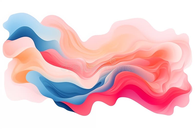 Ethereal Color Waves stock illustration. Illustration of harmony ...