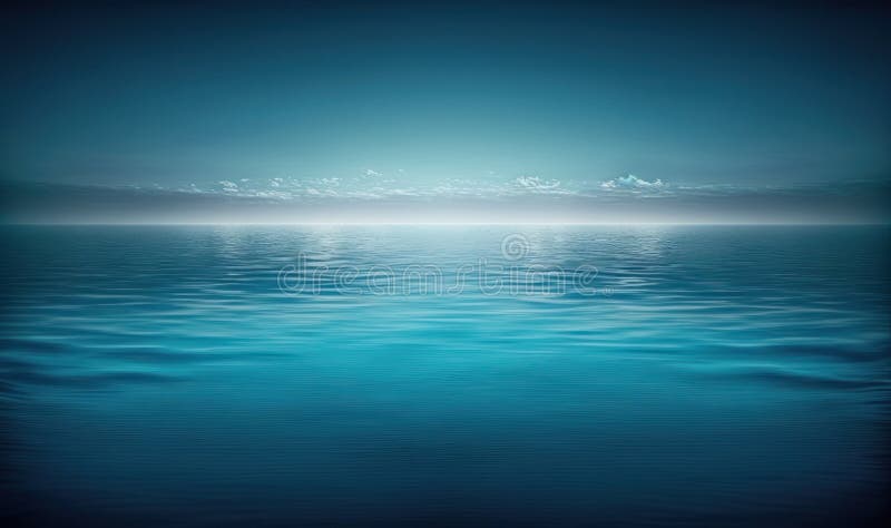 Ethereal Deep Blue Lake Water Abstract Background for Posters and Web ...