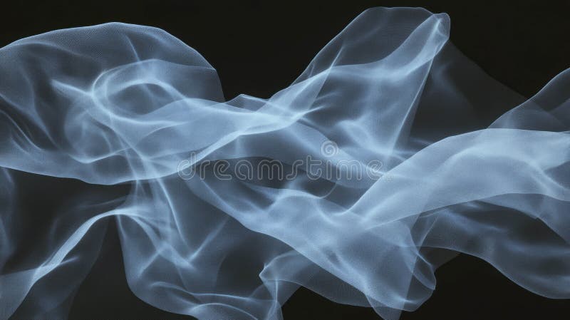 Ethereal Delicate Overlay Texture on Black Background for Creative ...