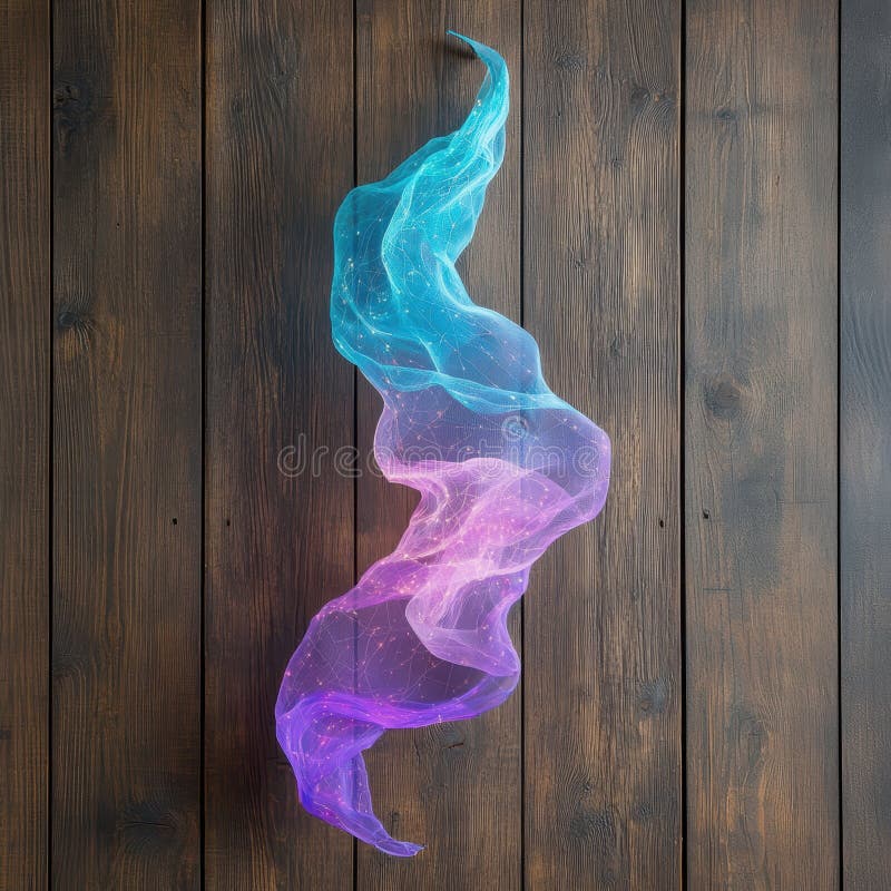 Ethereal Energy Flow Abstract Art Stock Illustration - Illustration of ...