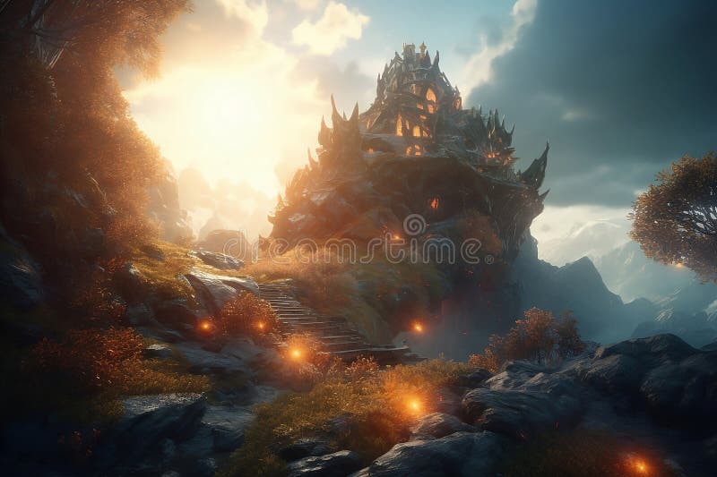 Ethereal Tower Stock Illustrations – 420 Ethereal Tower Stock ...