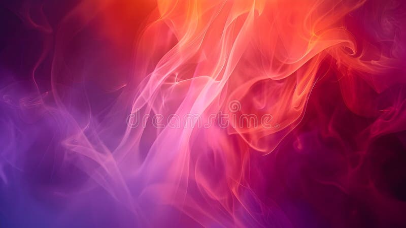 Ethereal Fire Wallpaper with Red and Purple Flames Stock Photo - Image ...